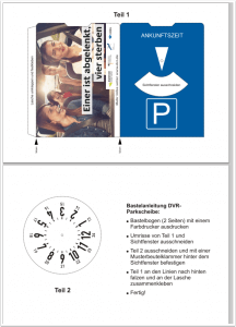 How to use a German parking disc - Angelika's German Tuition & Translation