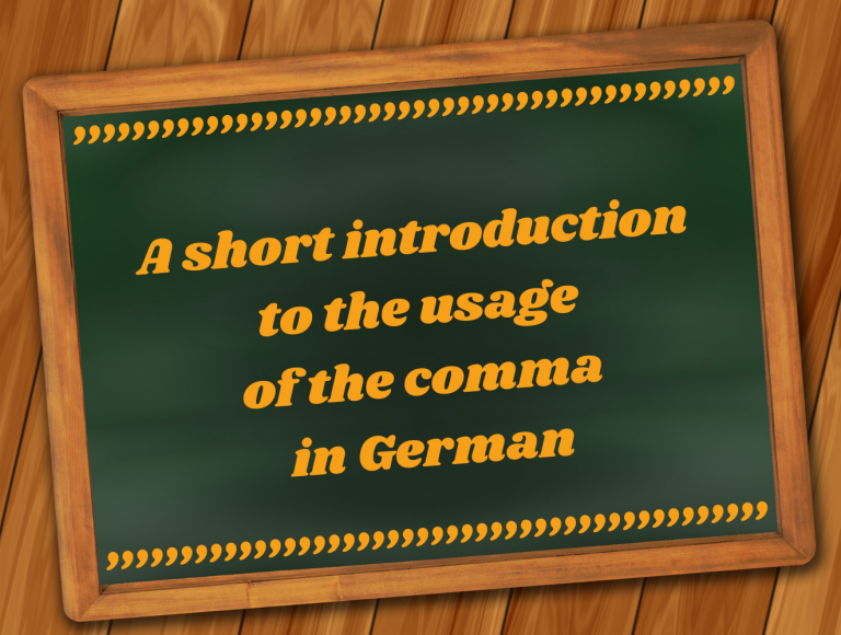 A short introduction to the usage of the comma in German - Angelika's ...