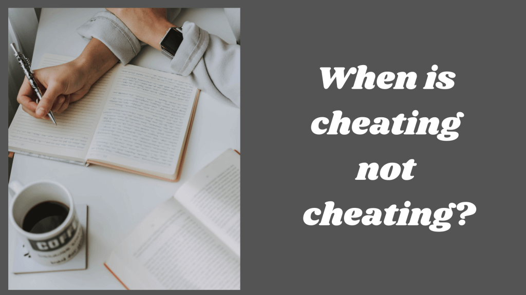 When is cheating not cheating? - Angelika's German Tuition & Translation