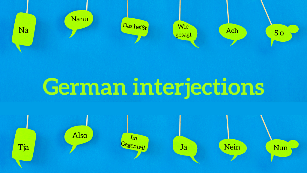 German interjections - Angelika's German Tuition & Translation