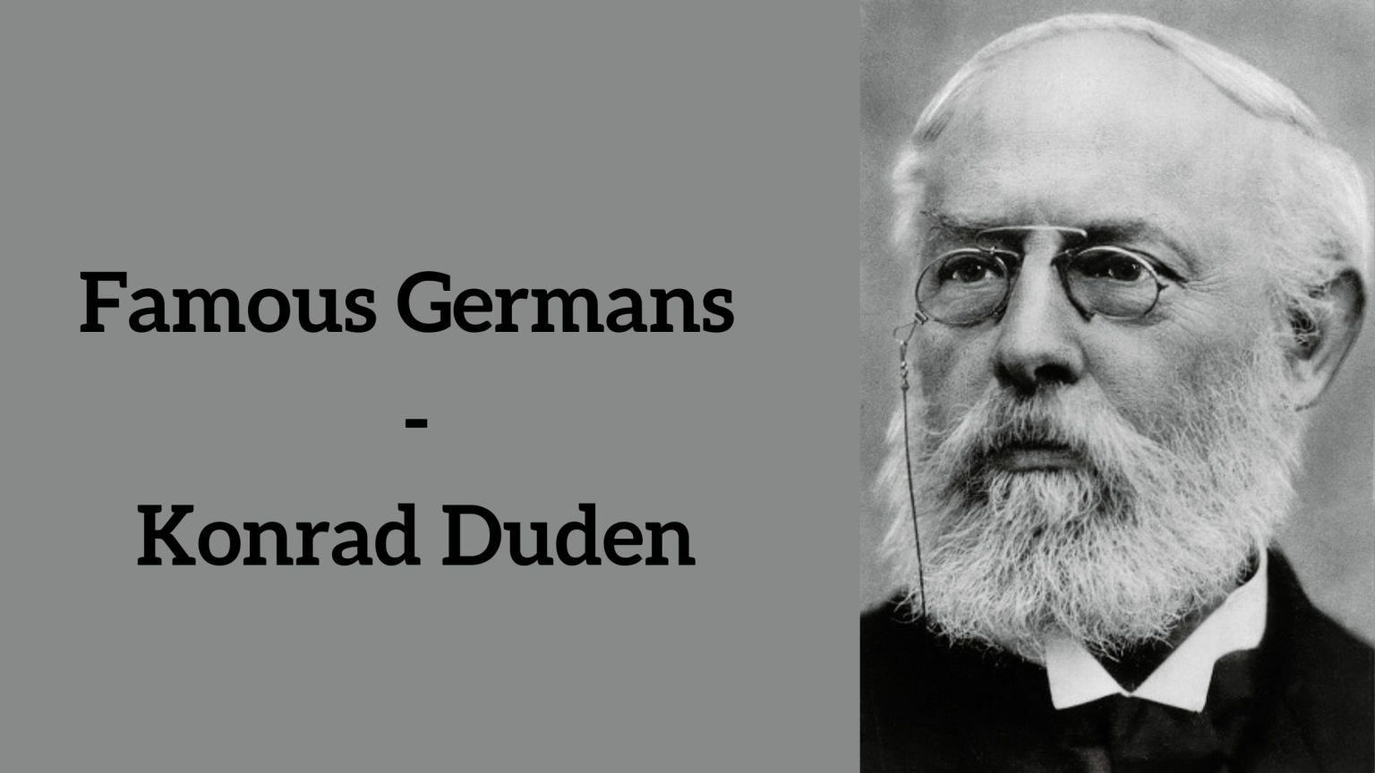 Famous Germans - Konrad Duden - Angelika's German Tuition & Translation